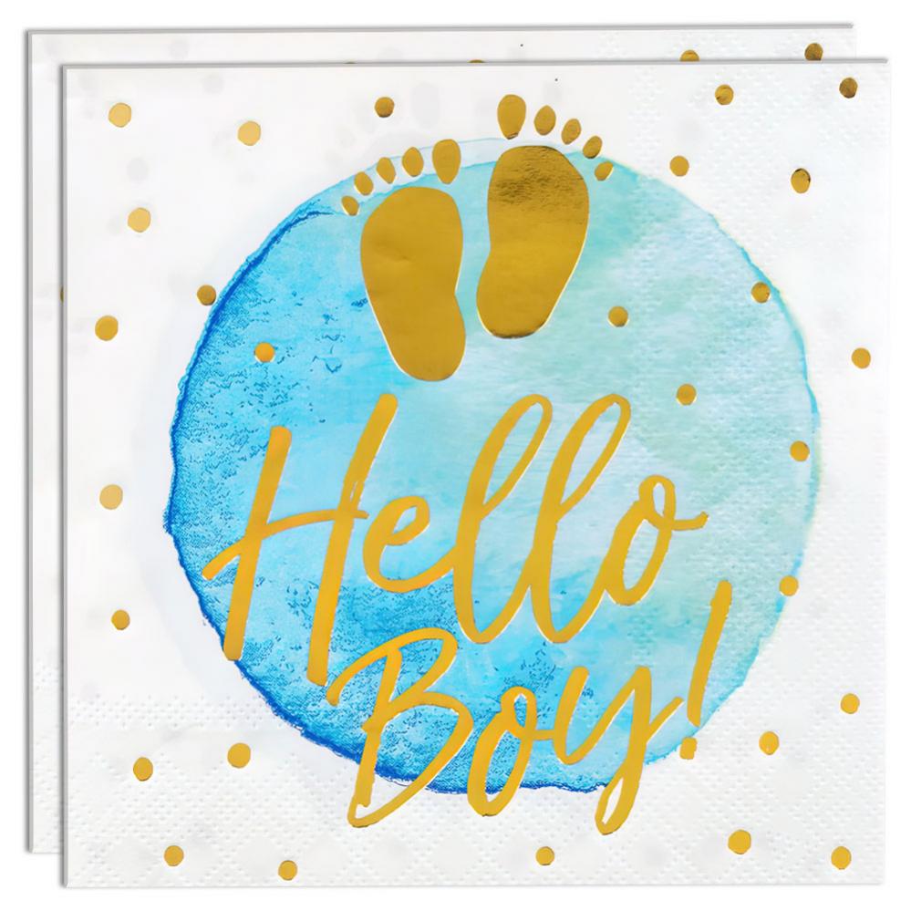 Servietter Hello Boy - Partyhallen.dk