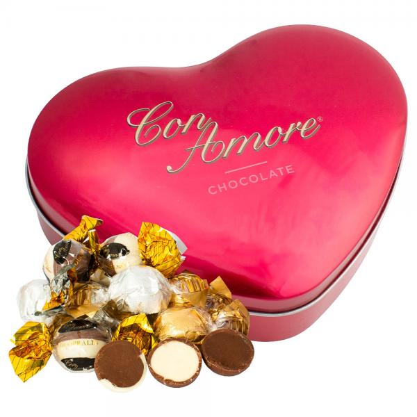 Chokoladeæske Hjerte - Partyhallen.dk