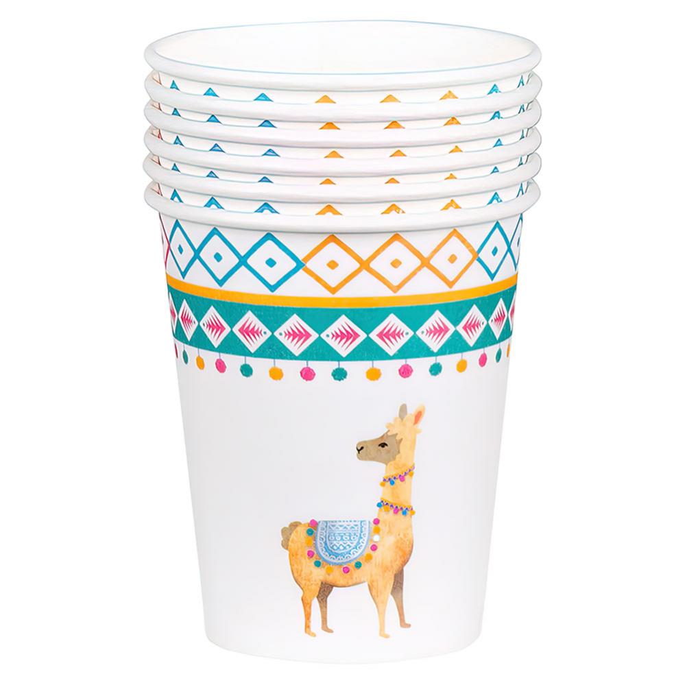 Borddækning Sæt Lamaer - Partyhallen.dk