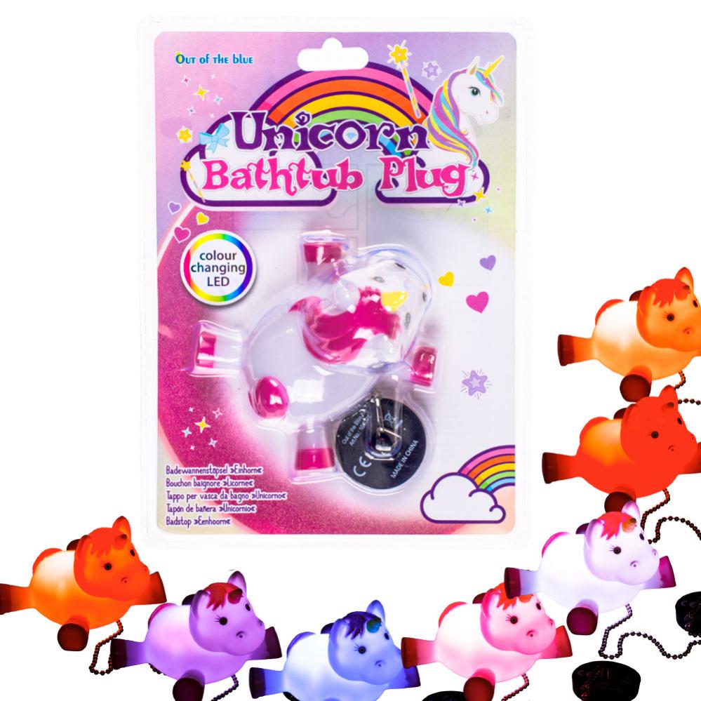 Badekar Prop Enhjørning med LED-Belysning - Partyhallen.dk